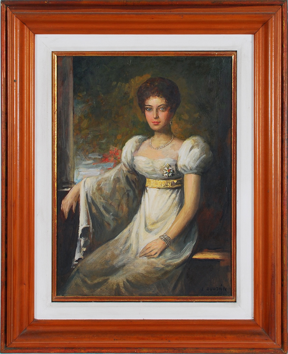 L. BURJAN. "Retrato da Princesa Leopoldina", ól