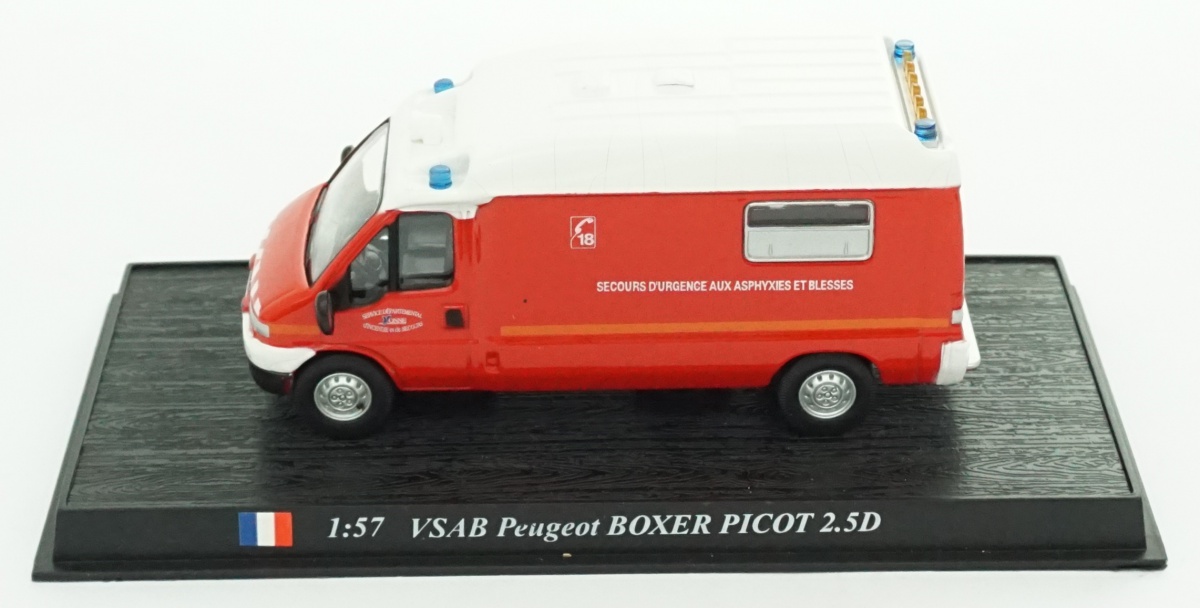 1/57, VSAB Peugeot Boxer Picot 2.5D, medindo 10cm. Acon