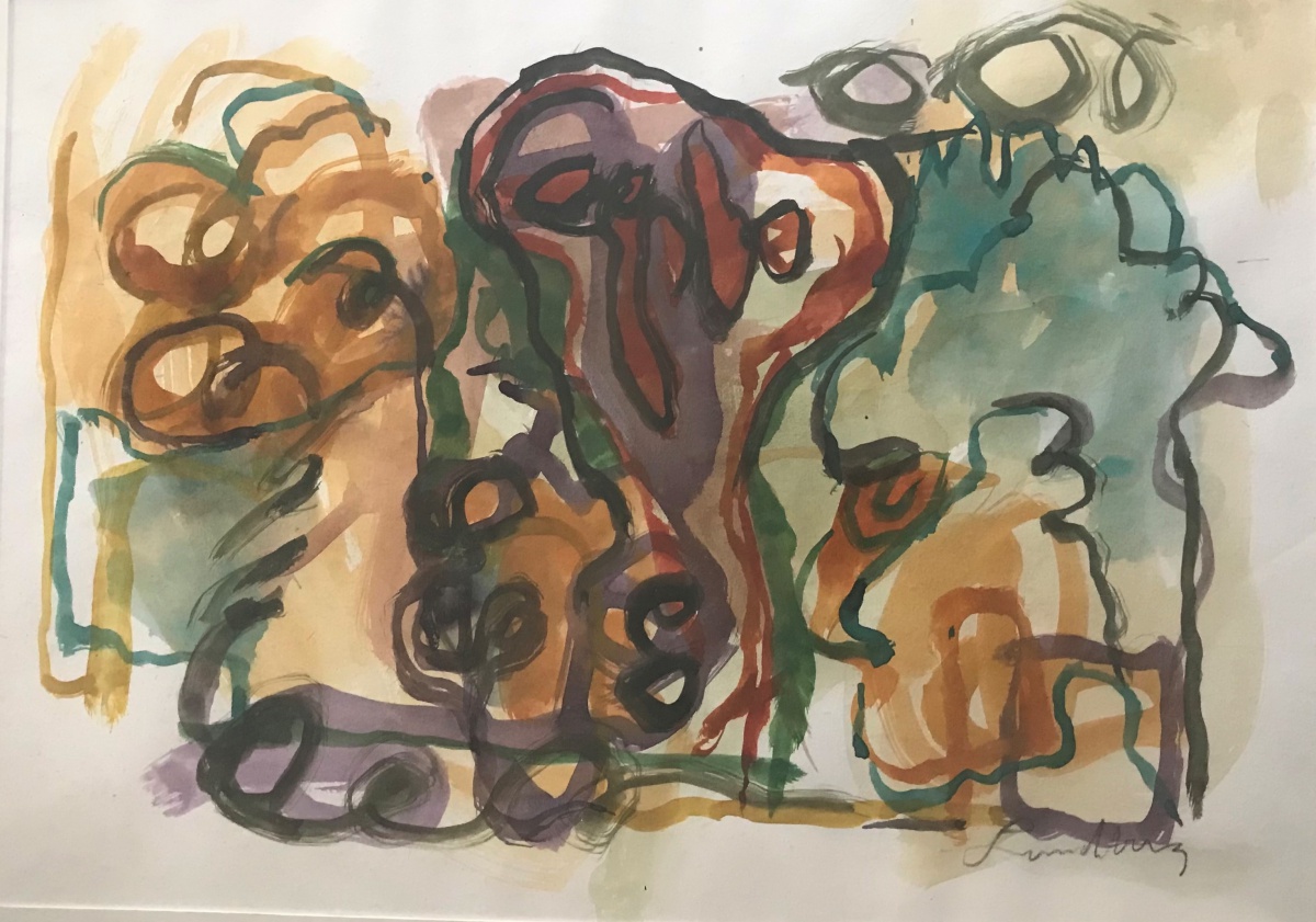 Bill Lundberg -Goblins; Aquarela; 44 x 31 cm2018. Valor