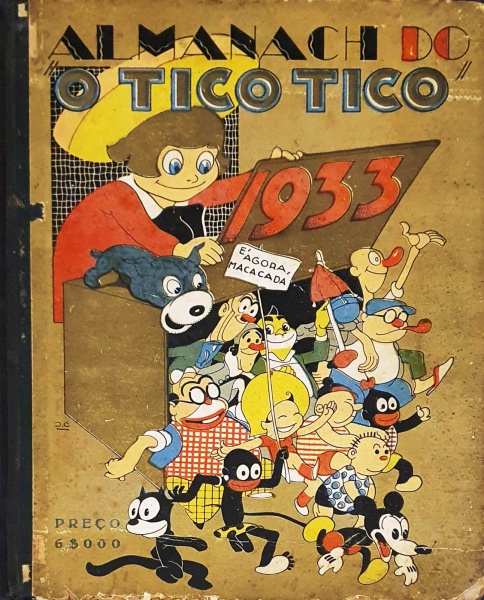 ALMANAQUE D'O TICO-TICO. Rio de Janeiro: o malho, 1