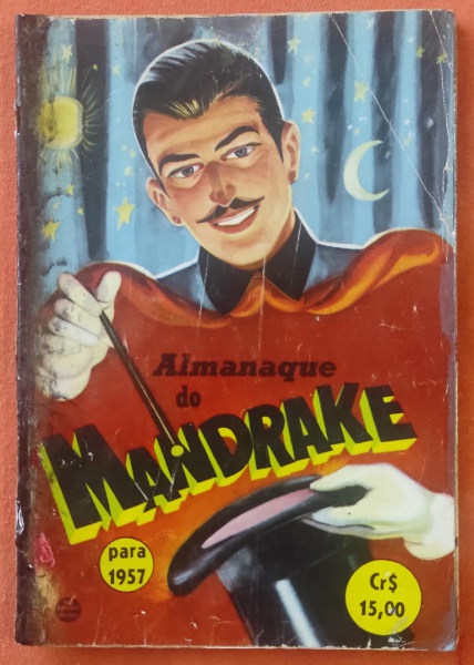 Almanaque do Mandrake de 1957da RGE em Muito Bom estado